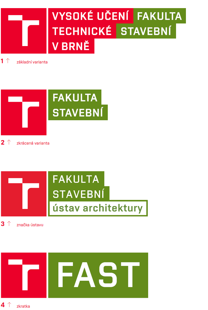 Jednotný vizuální styl VUT | Ústav architektury